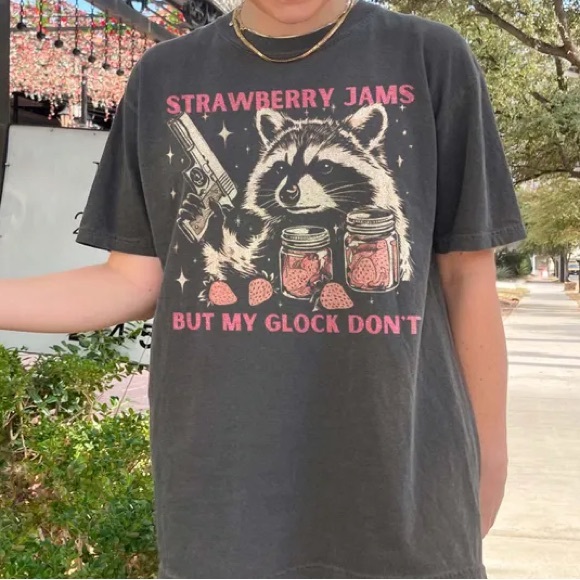 Gildan | Shirts | Funny Raccoon Shirt Trash Panda Animal Meme ...